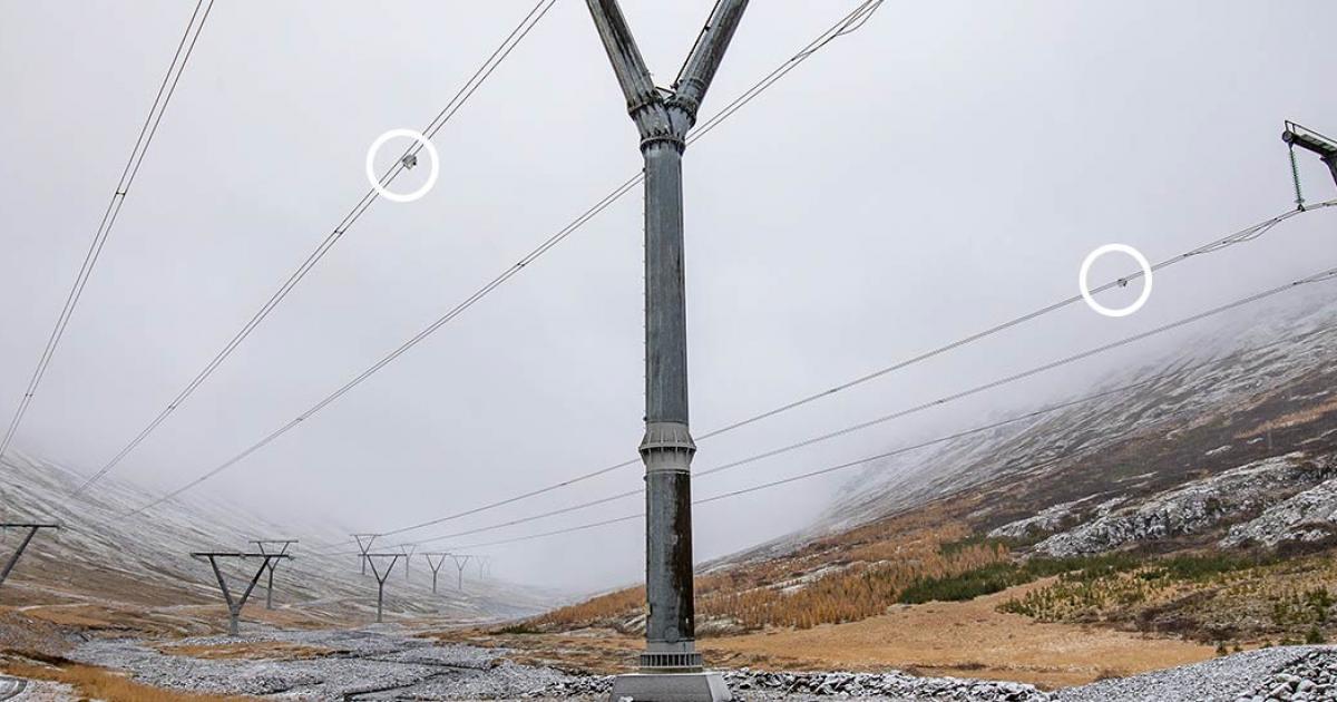 lines on cctv camera